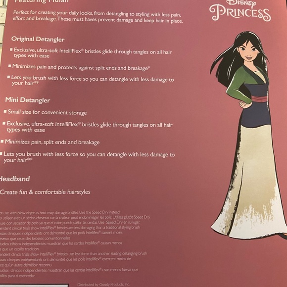 Disney | Bath, Skin & Hair | Mulan Wet Brush | Poshmark